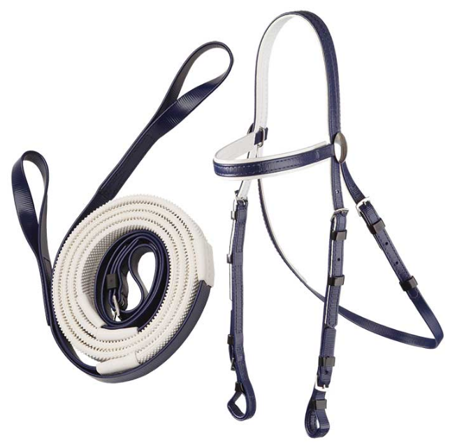 Zilco Racing Bridle with Tie-On Reins - Synthetic Bridles/Bridles ...